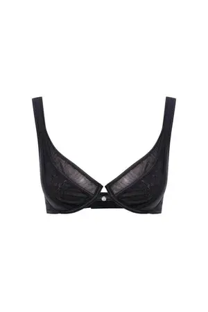 HOUSE OF SILK Dakota Tulle Bra - Black