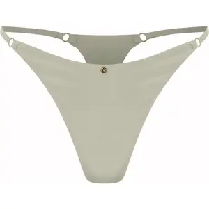 HOUSE OF SILK Silk Triangle Thong - Mint