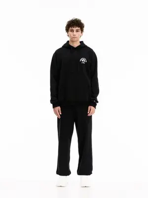 VOWELS Company Relaxed-fit Hoodie - Black