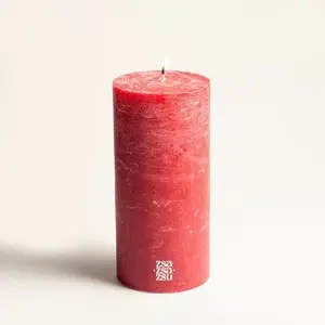 ZSA ZSA ZSU Deurne Pillar Candle 7 - Fuchsia