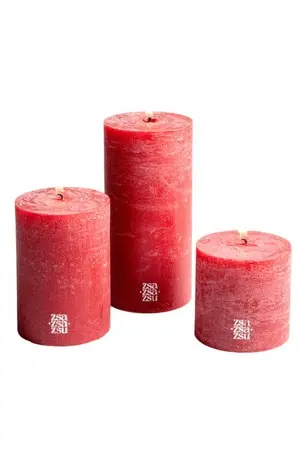 ZSA ZSA ZSU Deurne Pillar Candle 7 - Fuchsia