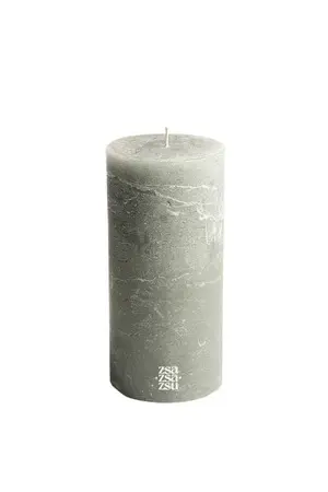 ZSA ZSA ZSU Deurne Pillar Candle 7 - Turquoise