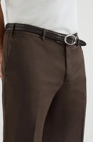 Brunello Cucinelli Italian Fit Trousers - Brown