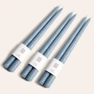 ZSA ZSA ZSU Deurne 6 Pcs Candlestick 12 In Blue