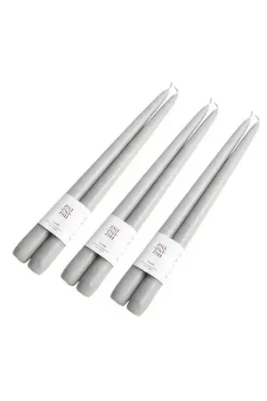 ZSA ZSA ZSU Deurne 6 Pcs Candlestick 12 - Grey