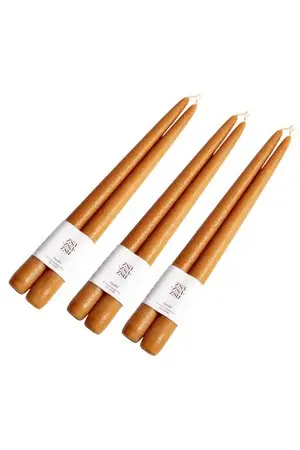 ZSA ZSA ZSU Deurne 6 Pcs Candlestick 12 - Orange