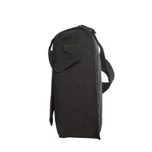 MANHATTAN PORTAGE Reflective Dj Messenger Bag - Black