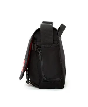 MANHATTAN PORTAGE Delancey Messenger Bag - Black