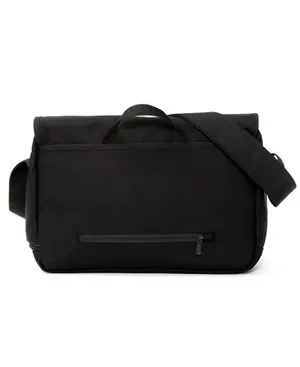 MANHATTAN PORTAGE Delancey Messenger Bag - Black