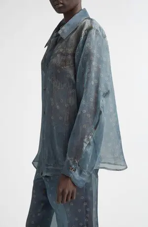 HAIKURE Maya Trompe L'oeil Organza Shirt - Silk