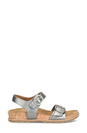 COMFORTIVA Slingback Platform Wedge Sandals - Warmstone