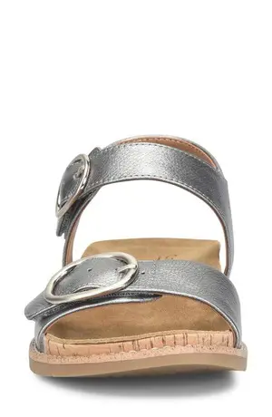COMFORTIVA Slingback Platform Wedge Sandals - Warmstone
