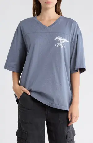 Junk Food Ford Mustang Graphic Cotton T-shirt