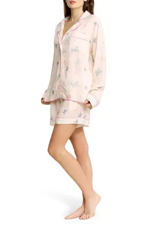 Honeydew Intimates Good Life Short Pajamas - Budding Butterflies