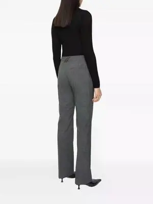 Burberry Check Wool Tailored Trousers