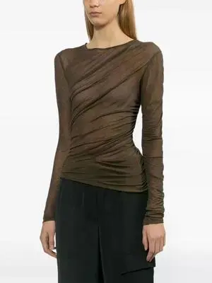 Helmut Lang Draped Top