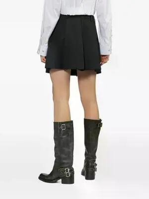 Helmut Lang Pleated Mini Skirt