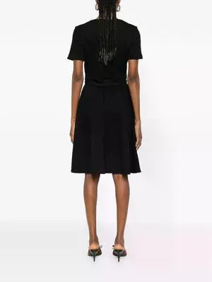 MARCCAIN Belted Textured Mini Dress - Black