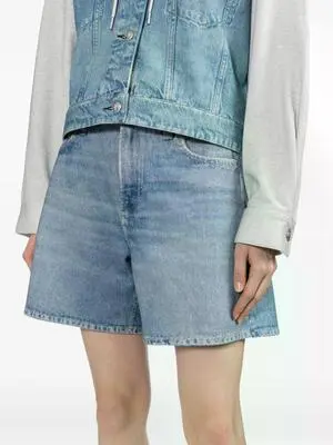 Rag & Bone Miramar Kaia Denim Shorts - Blue