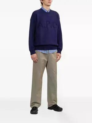 A.p.c. Logo Crewneck Sweater