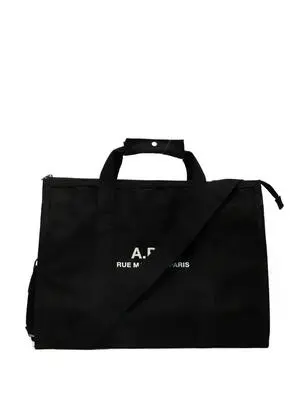 A.p.c. Logo Tote Bag - Black