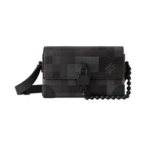 LOUIS VUITTON Steamer Wearable Wallet 'damoflage Canvas - Black