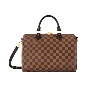 LOUIS VUITTON Speedy Bandouliere 30 Damier Ebene Canvas - Brown