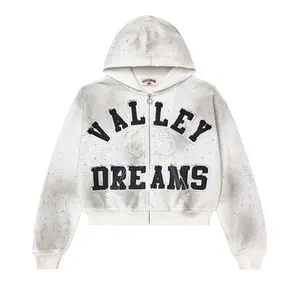 VALE FOREVER Classico Zip-up Hoodie - White