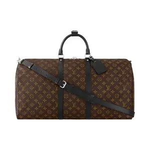 LOUIS VUITTON Keepall Bandoulière 55 Monogram Canvas - Brown