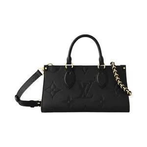 LOUIS VUITTON Onthego East West Monogram Embossed - Black