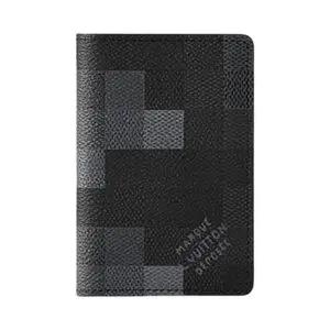 LOUIS VUITTON Pocket Organizer 'damoflage Canvas - Black