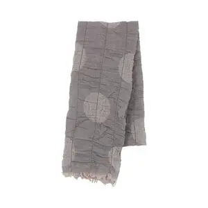 Y’s Dot Gather Scarf 'beige
