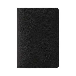 LOUIS VUITTON Pocket Organizer Waxy Calfskin Leather - Black