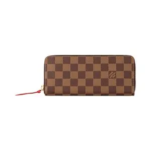 LOUIS VUITTON Clémence Wallet Damier Ebene Canvas - Brown