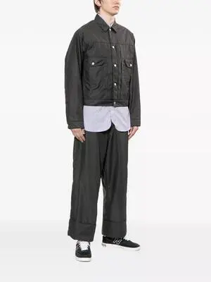 Junya Watanabe X Levi's Pinstripe Trousers - Grey