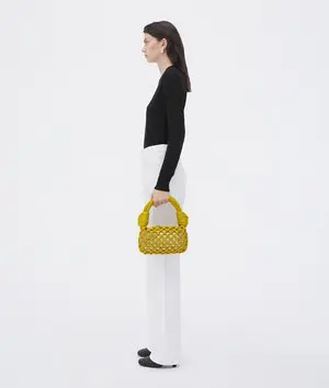 Bottega Veneta Mini Double Knot Crochet Bag
