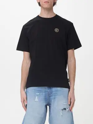 Just Cavalli Cotton T-shirt With Logo - Black