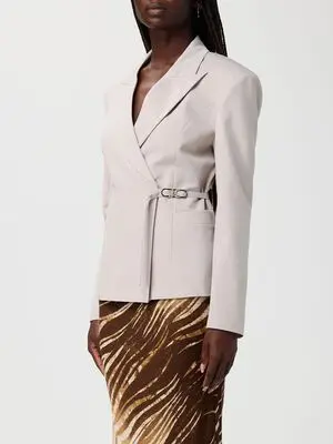 Just Cavalli Polyester Blazer With Ribbon