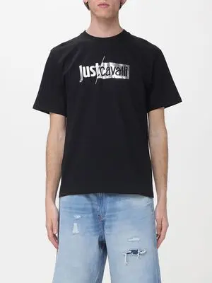 Just Cavalli Laminated Cotton T-shirt
