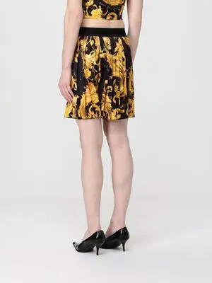 Versace Pleated Crêpe Skirt