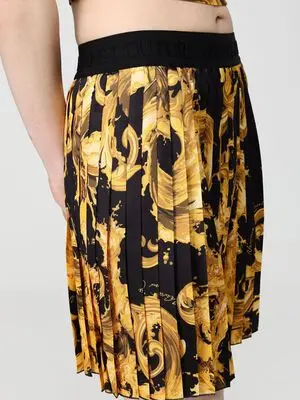 Versace Pleated Crêpe Skirt