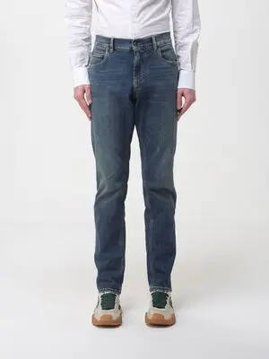Dolce & Gabbana Slim Fit Stretch Denim Jeans - Blue