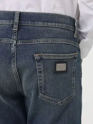 Dolce & Gabbana Slim Fit Stretch Denim Jeans - Blue
