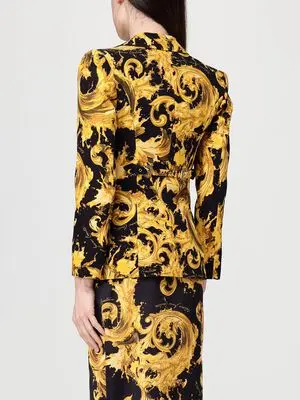 Versace Baroque Print Polyester Blazer
