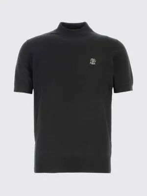 Brunello Cucinelli High Neck Sweater - Black