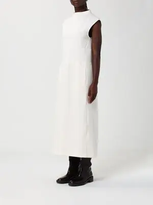 Max Mara Sleeveless High Neck Midi Dress - Ivory