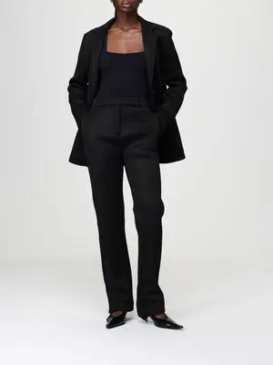 Max Mara Mesh Tailored Trousers - Black