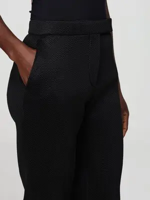 Max Mara Mesh Tailored Trousers - Black