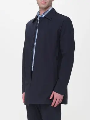 DUNO Technical Fabric Waterproof Trench Coat - Blue