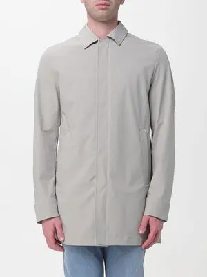 DUNO Technical Fabric Waterproof Trench Coat - Grey